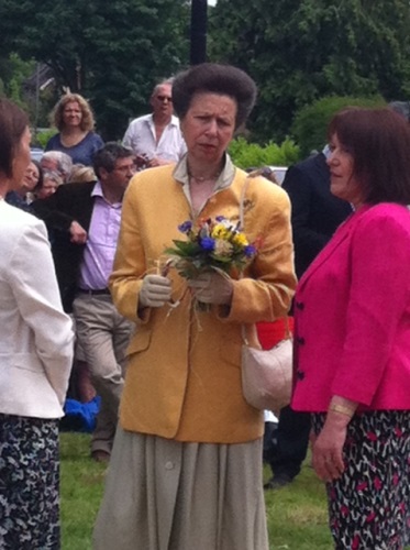 Posing with a posy – Princess Anne unveils the statue of McIndoe – East ...