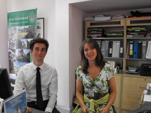 A new face for the summer at our Tourist Desk – East Grinstead Town Council