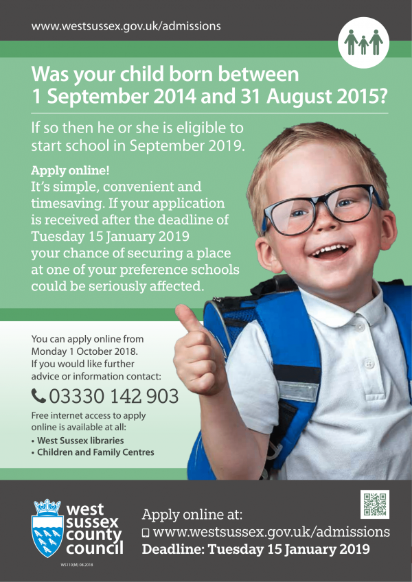 Starting School – September 2019 – East Grinstead Town Council